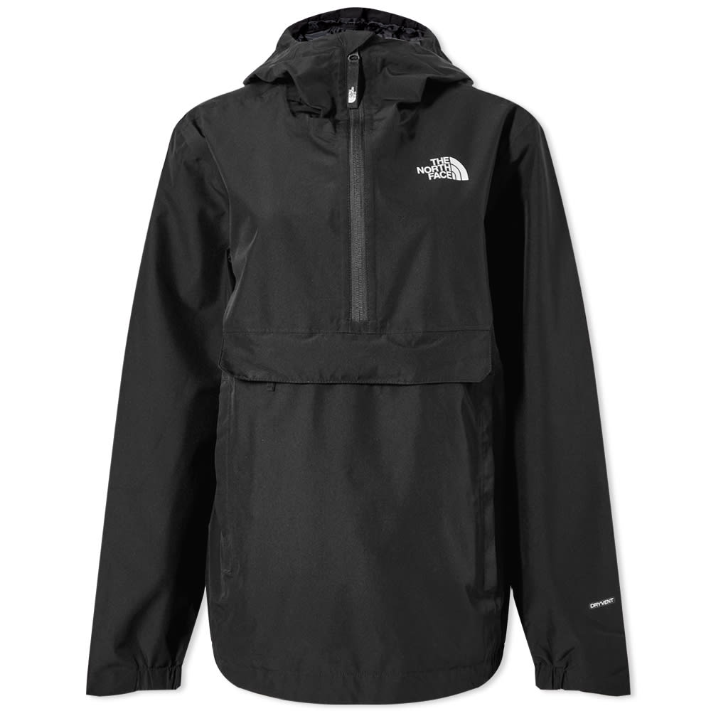 The North Face Waterproof Half Zip Jacket - Tnf Black | Editorialist